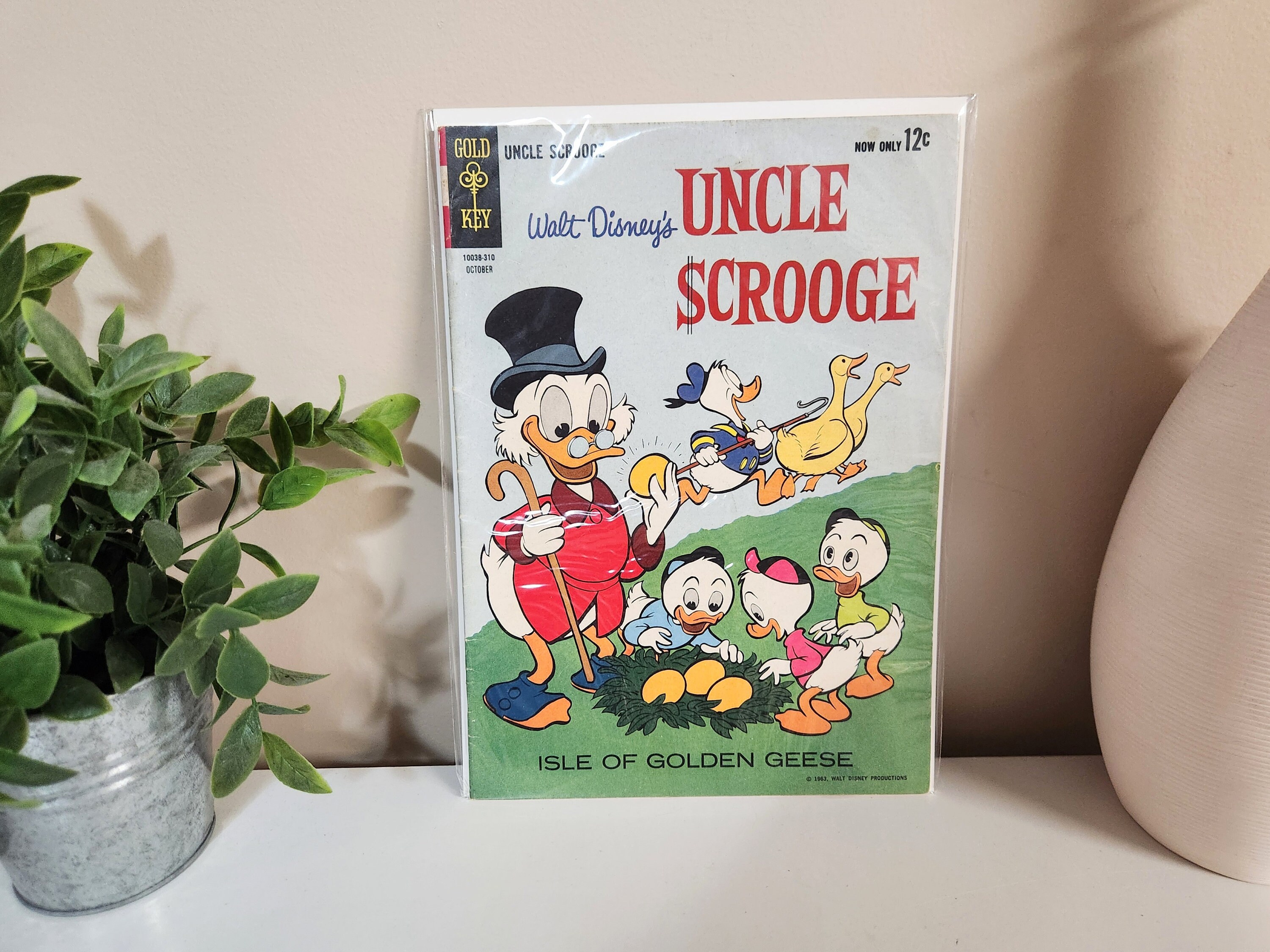 1960s Walt Disney's Uncle Scrooge Comic Book - Vintage Gold Key 'isle ...