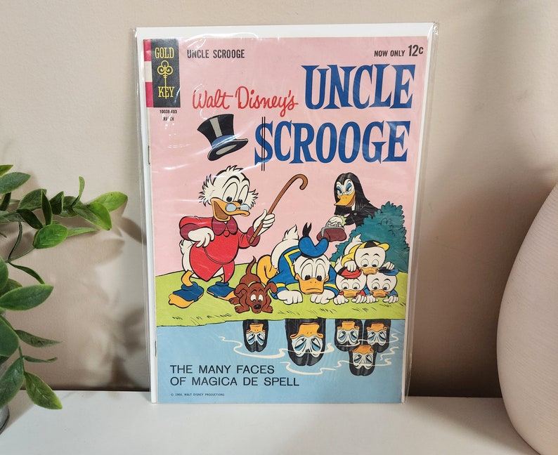 1960s Walt Disney's Uncle Scrooge Comic Book - Vintage Gold Key 'the ...