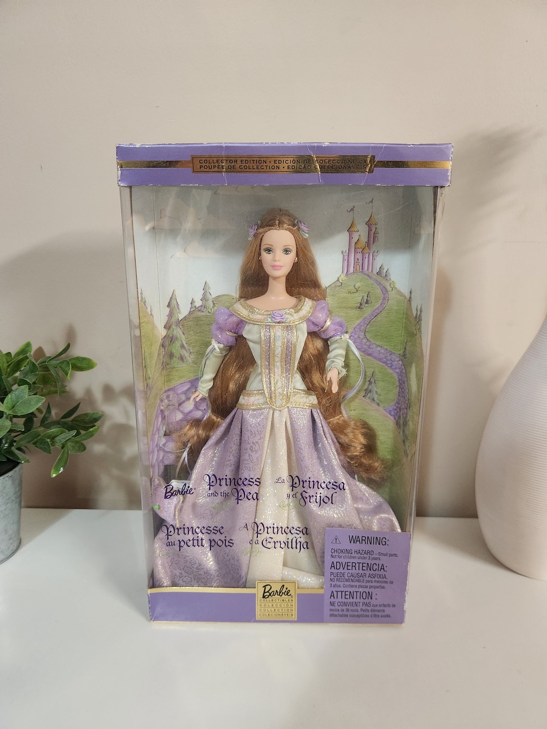 Barbie Princess and the Pea Doll Collectors Edition 2000 Mattel - Etsy