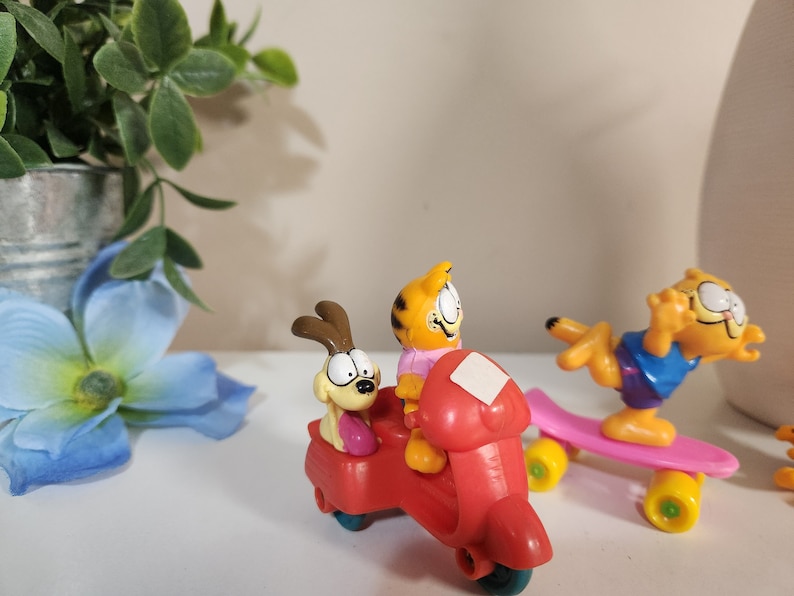 1988 Garfield Mcdonalds Toys Vintage Happy Meal Toy Lot of 3 - Etsy
