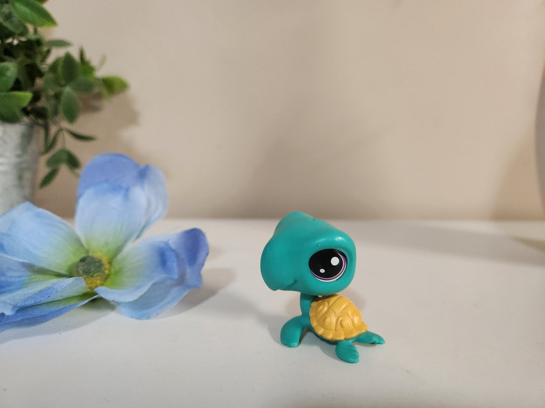 Littlest Pet Shop Sea Turtle 60 CAPTAIN GILTURTLE Authentic LPS - Etsy
