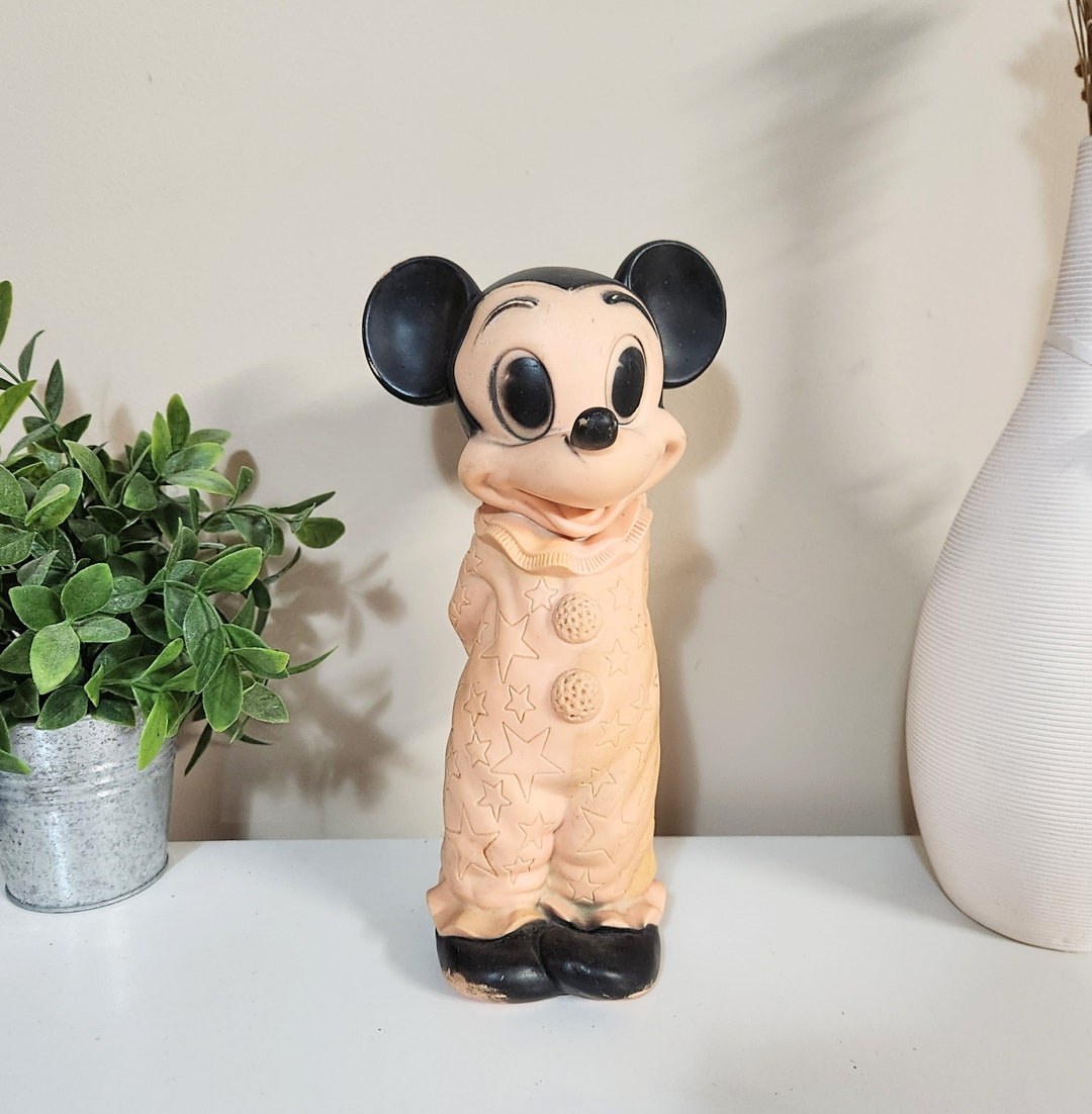 Vintage Viceroy Mickey Mouse in Clown Suit - Rubber Squeeze Toy - Etsy