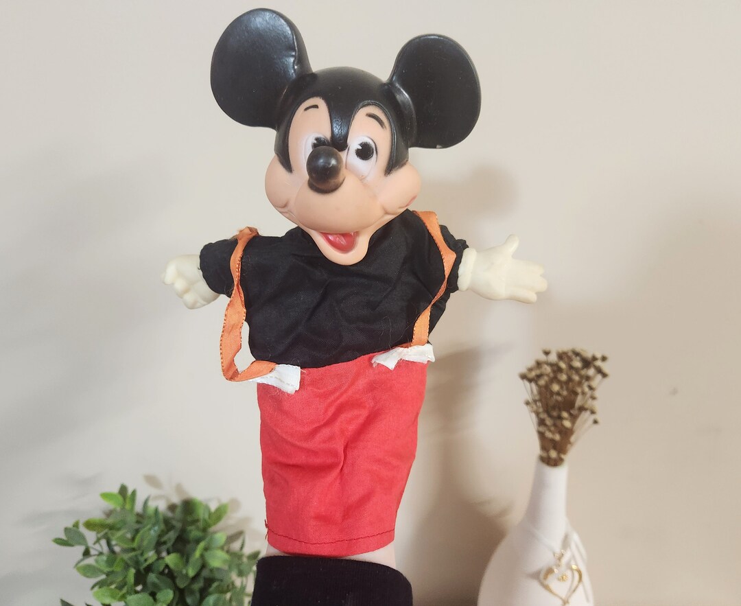 Vintage Mickey Mouse Hand Puppet ~ Walt Disney Productions - Etsy