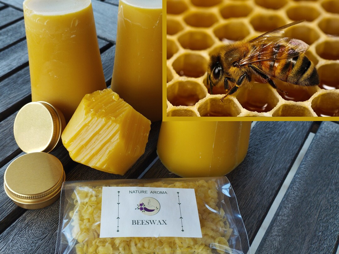 BEESWAX, Premium Quality, Grated Beeswax 50/100/200g, Pure Yellow ...