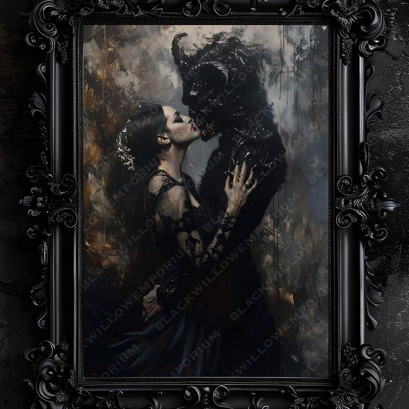 Gothic Woman Art - Etsy