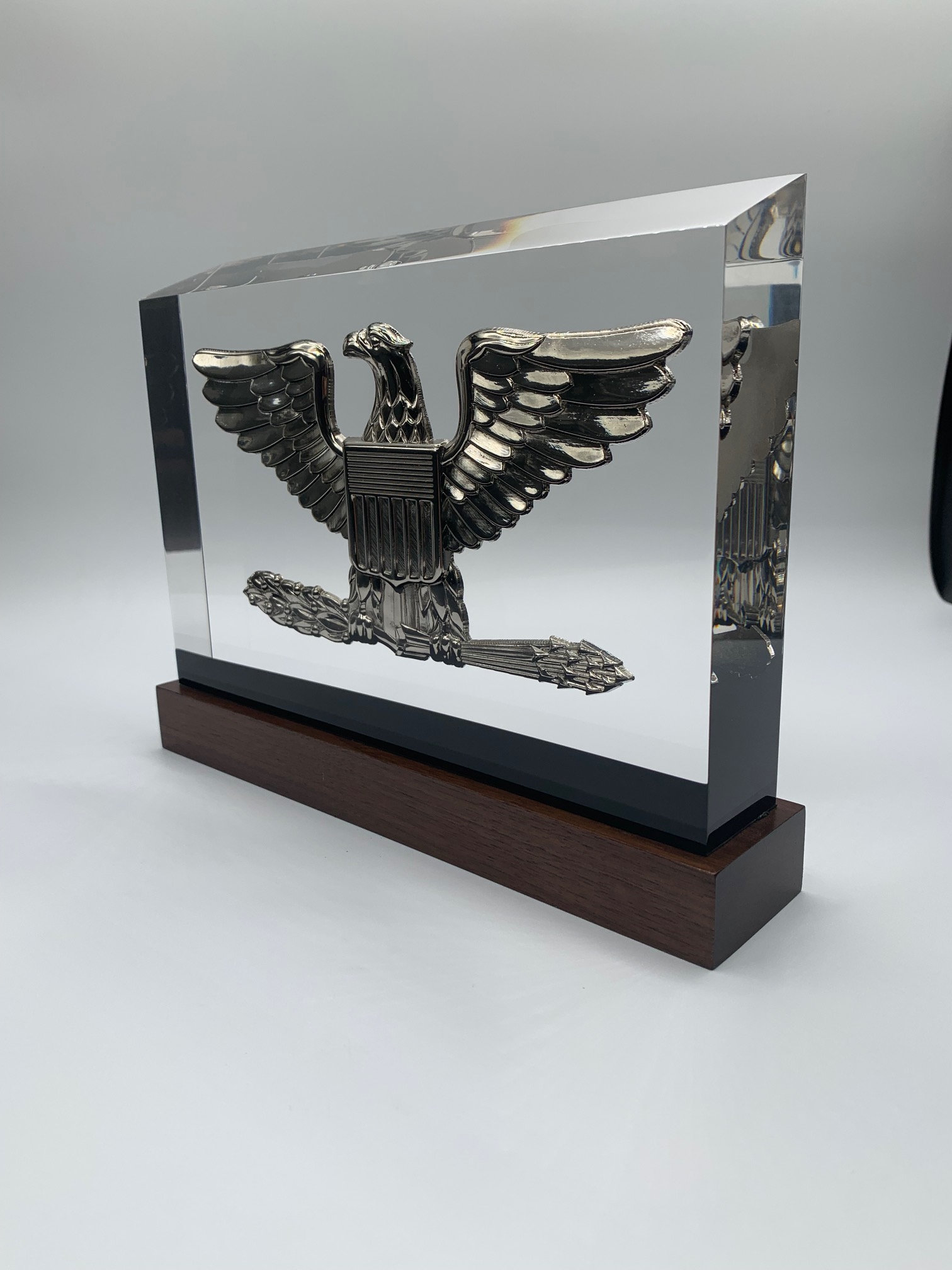 Colonel / CAPT (O6) / Police / Fire Chief Silver Eagle Ballistiglass ...