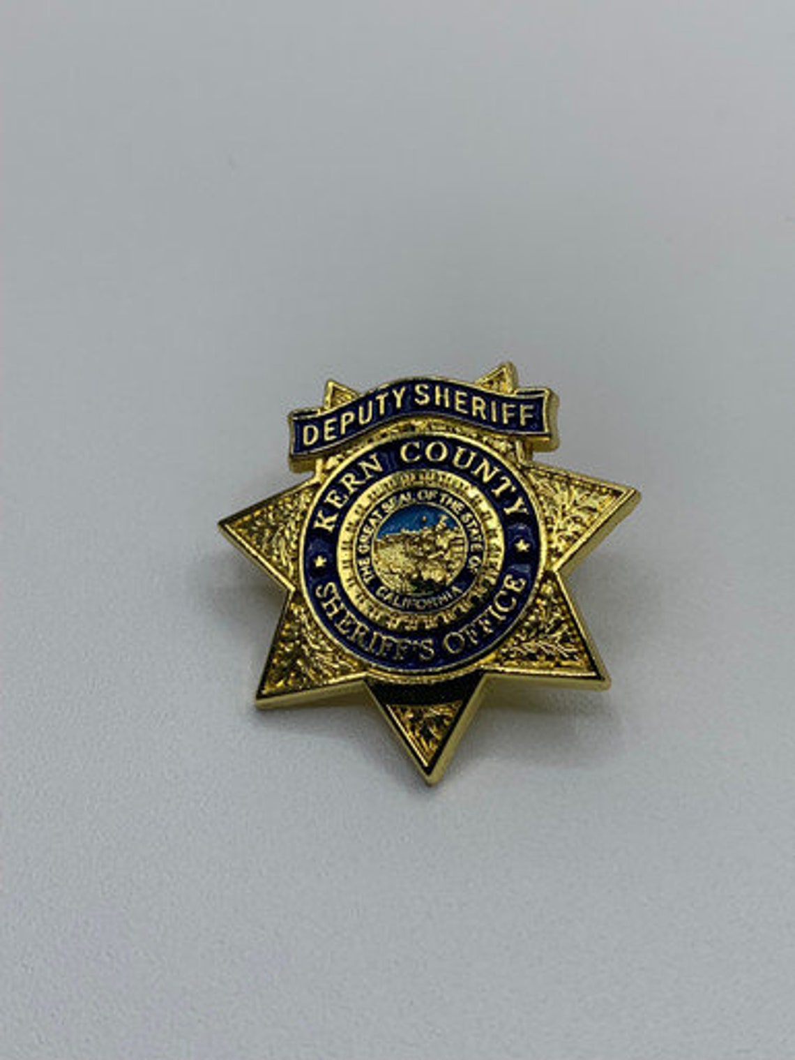 Kern County, CA Sheriff's Office Badge Mini Lapel Pin - Etsy