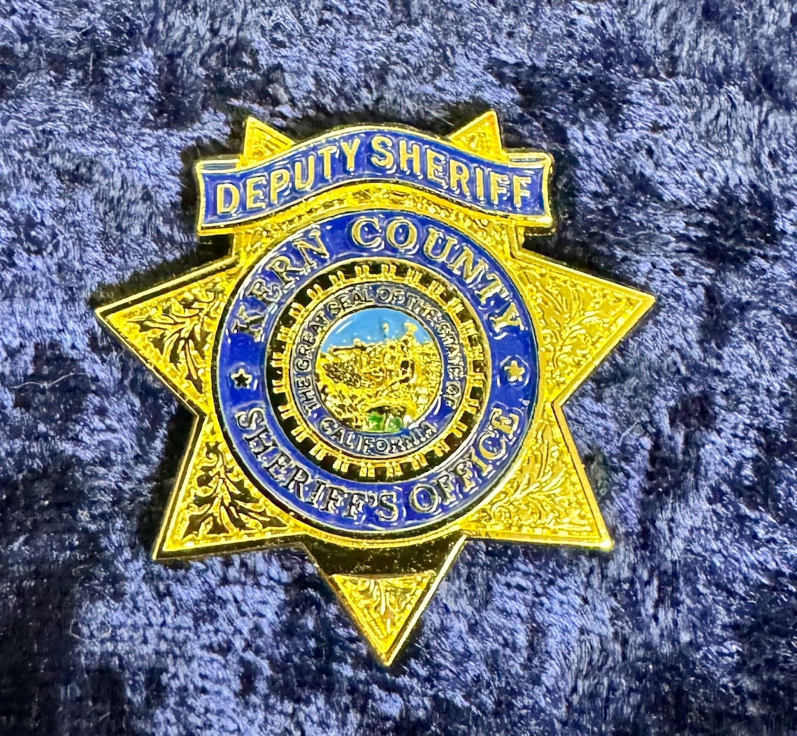 Kern County Sheriff’s Office Mini Badge Lapel Pin, Kern County CA - Etsy