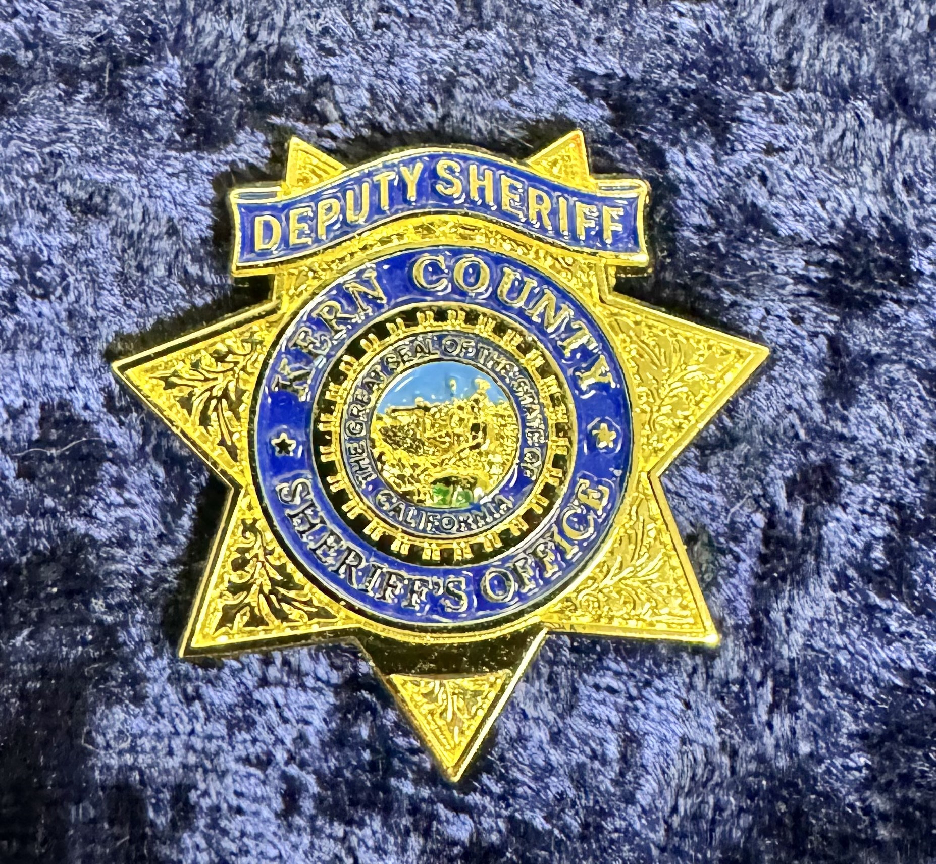 Kern County, CA Sheriff's Office Badge Mini Lapel Pin - Etsy