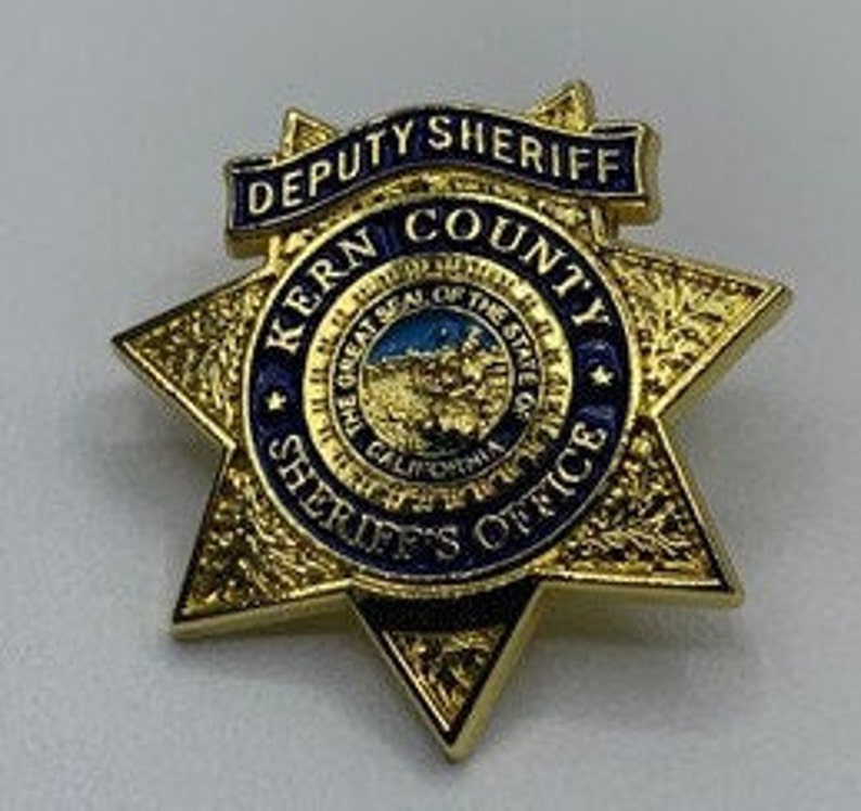 Kern County Sheriff's Office Badge Mini Lapel Pin - Etsy