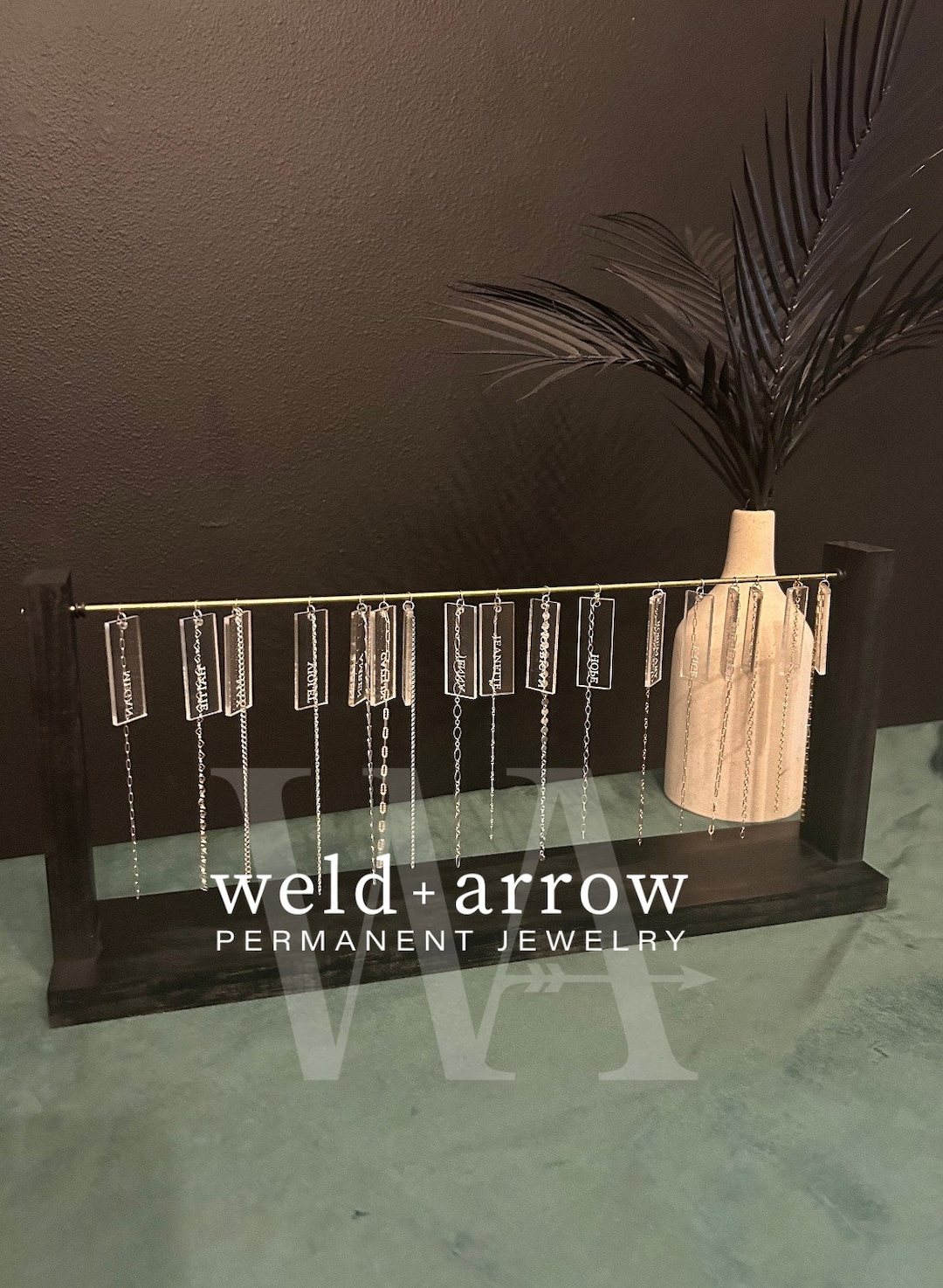 Large Base - Large Permanent Jewelry Chain Display - Etsy