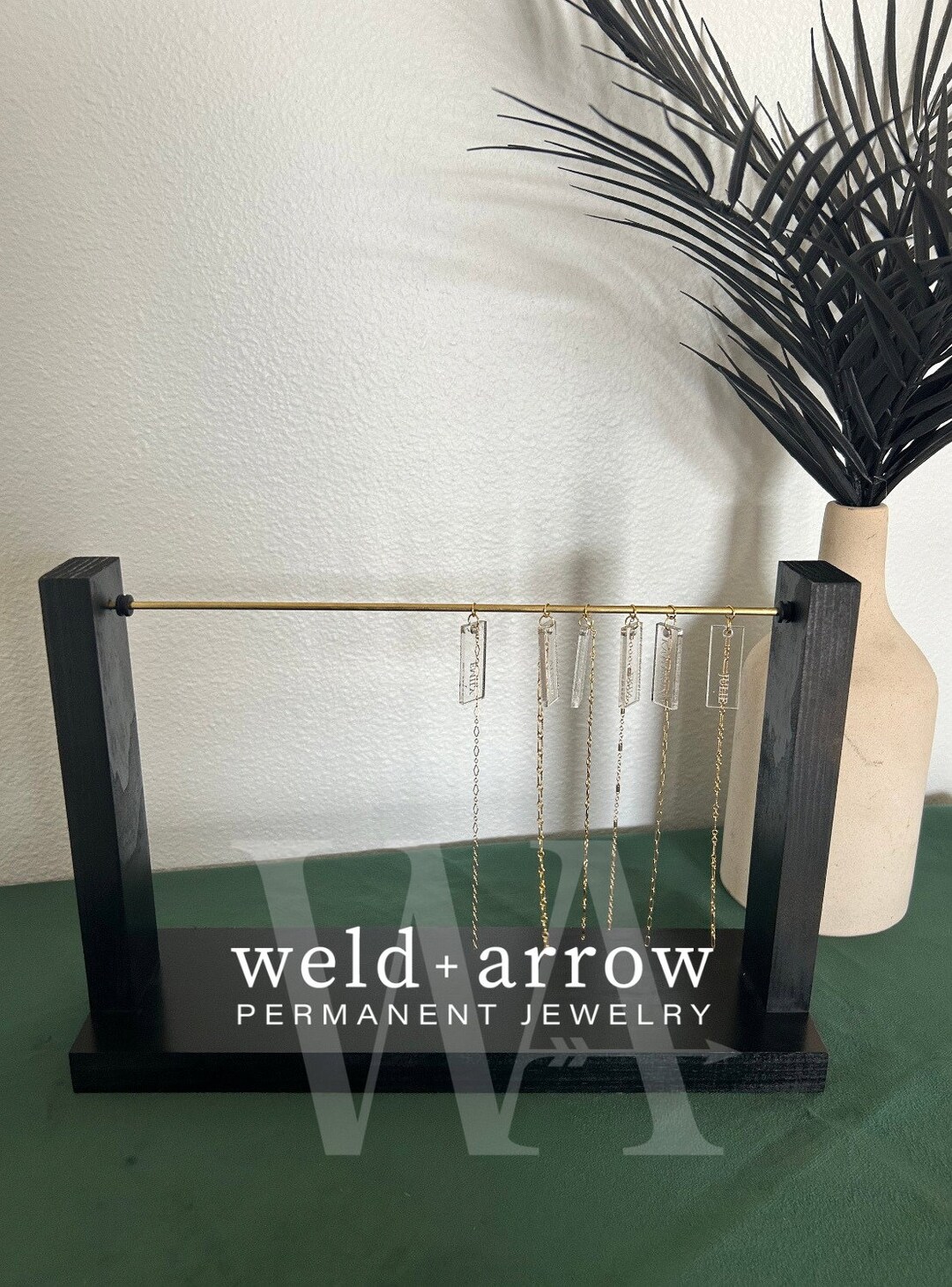 Large Base - Small Permanent Jewelry Chain Display - Etsy