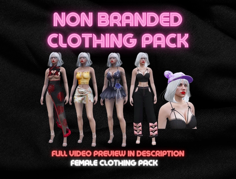 NON BRANDED Clothing Pack / High Quality / Fivem Ready / Optimized / TOS Friendly - Etsy