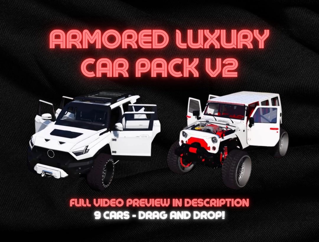 Armored Luxury Car Pack V2 / High Quality / Fivem Ready / Optimized - Etsy