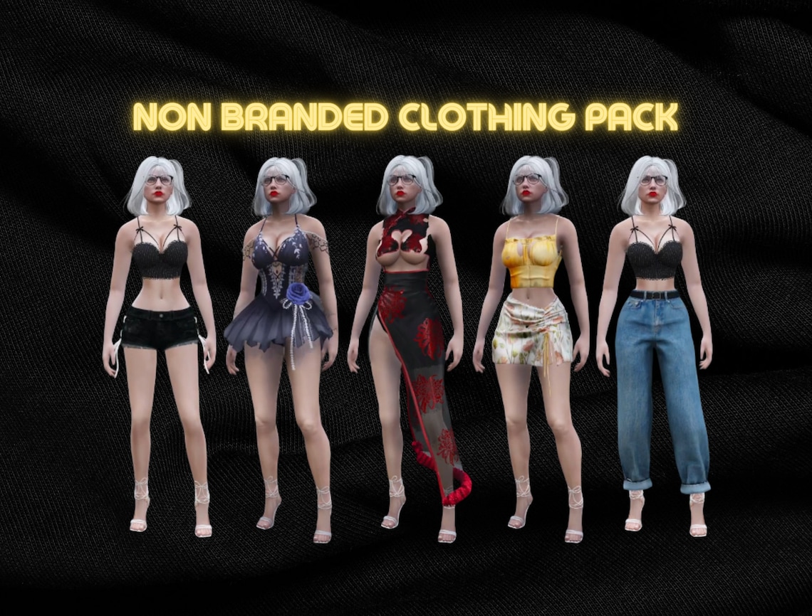 NON BRANDED Clothing Pack / High Quality / Fivem Ready / Optimized / TOS Friendly - Etsy