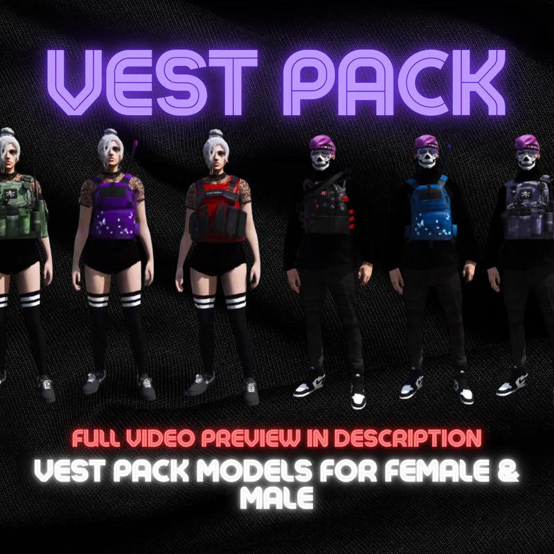 Fivem Staff Vest - Etsy