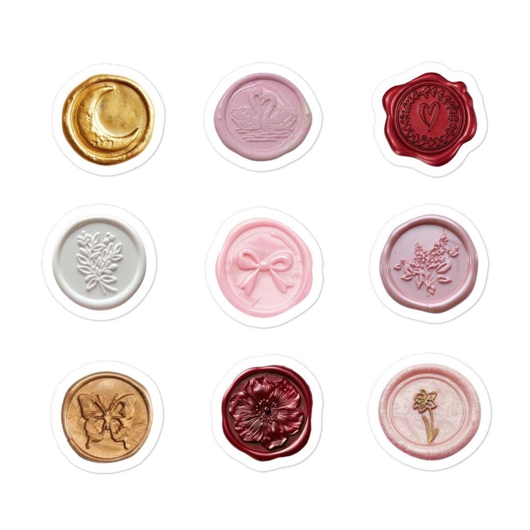Wax Stamp Sticker - Etsy