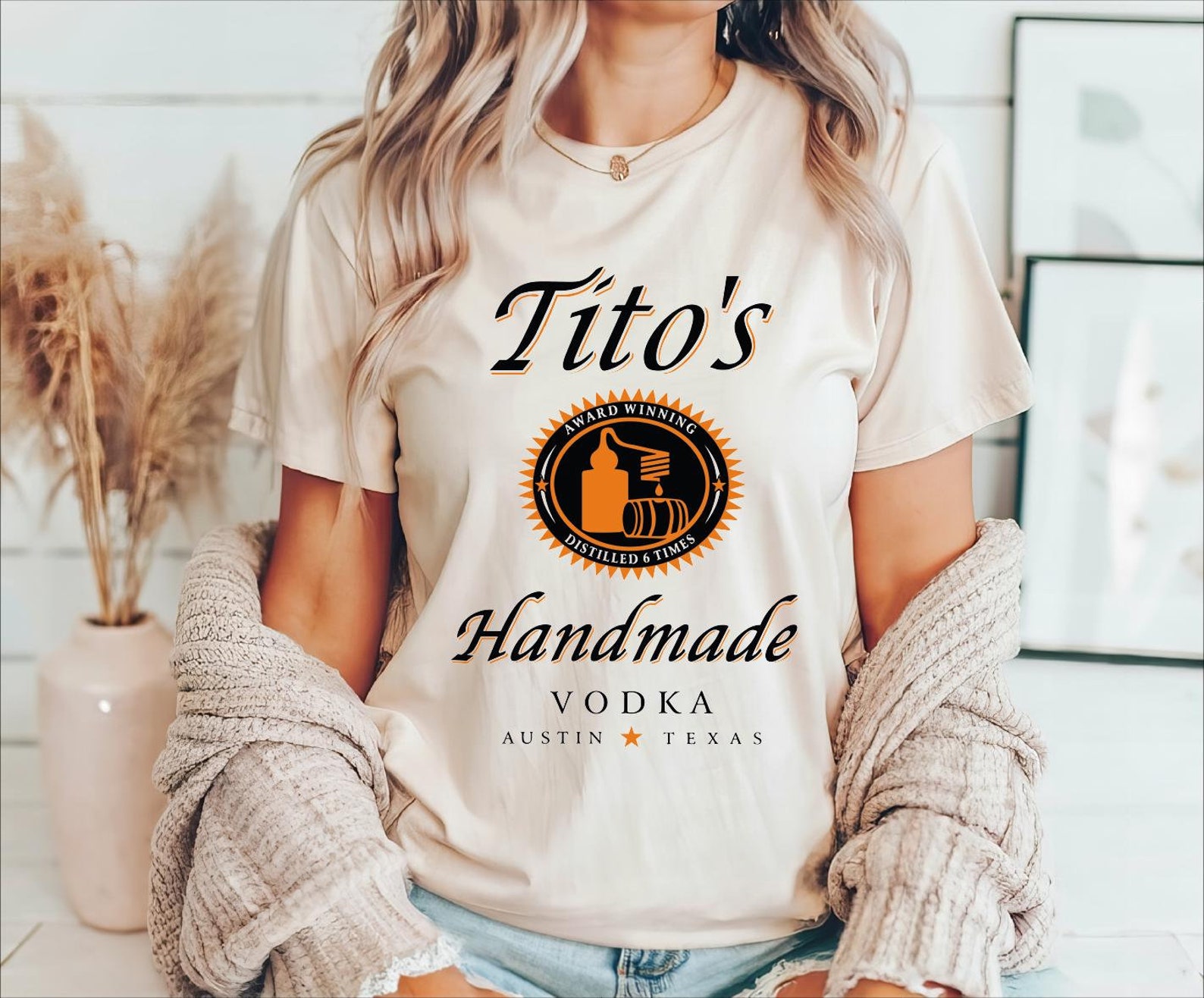 Tito's Handmade Vodka Shirt, Vodka Shirt, Tito Tee, Gift for Alcoholic ...