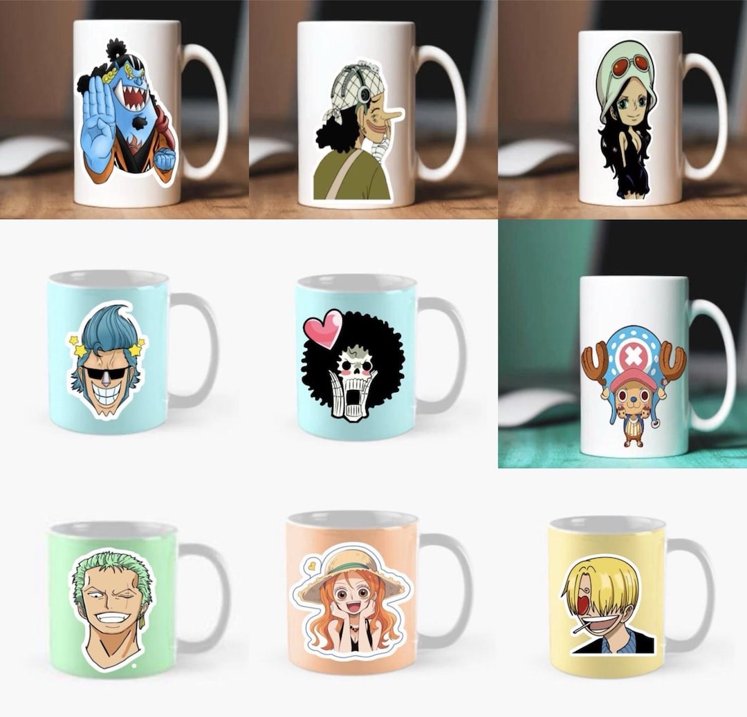 One Piece Anime Mug Design Subliminals. All Strawhats Included. Luffy ...