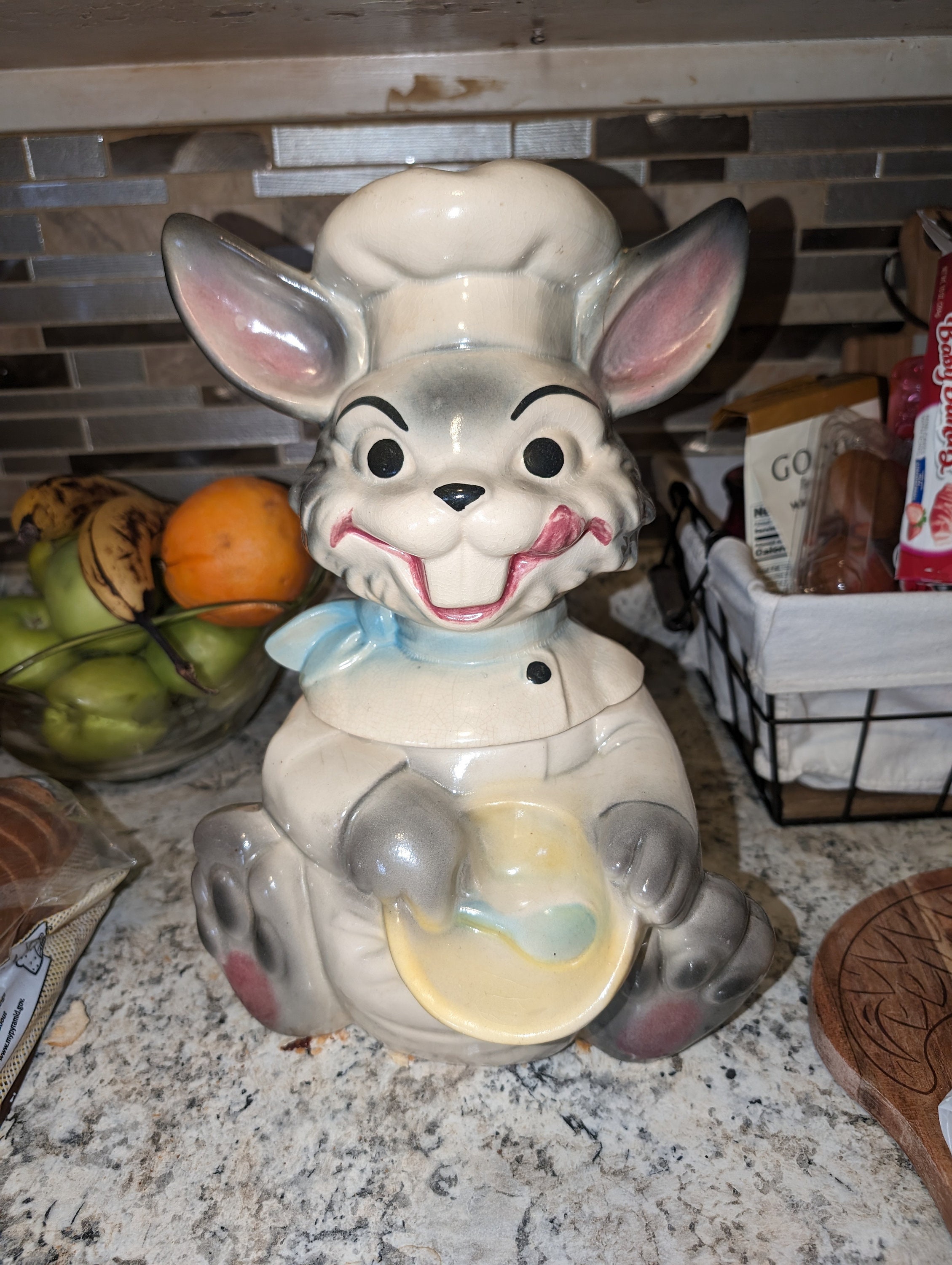 Mccoy Rabbit Chef Cookie Jar - Etsy