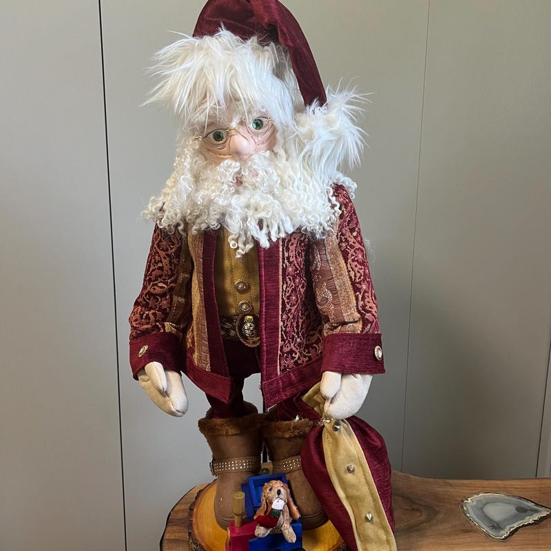 Santa Claus Doll - Etsy