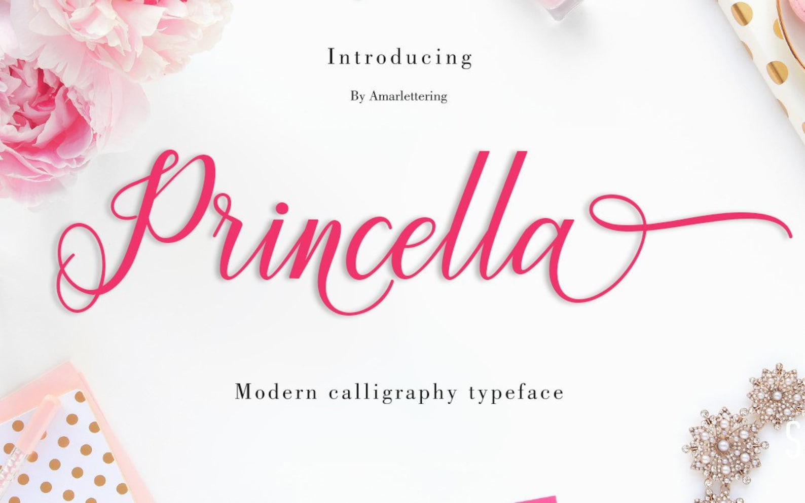 Princella Script Font, Handwritten Font, Branding Font, Wedding Font ...