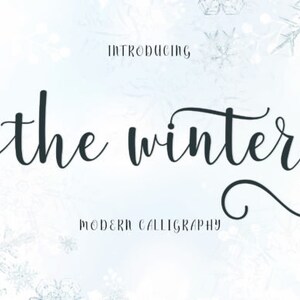 The Winter Font, Script Font, Casual Font, Cricut Fonts, Font, Fonts ...