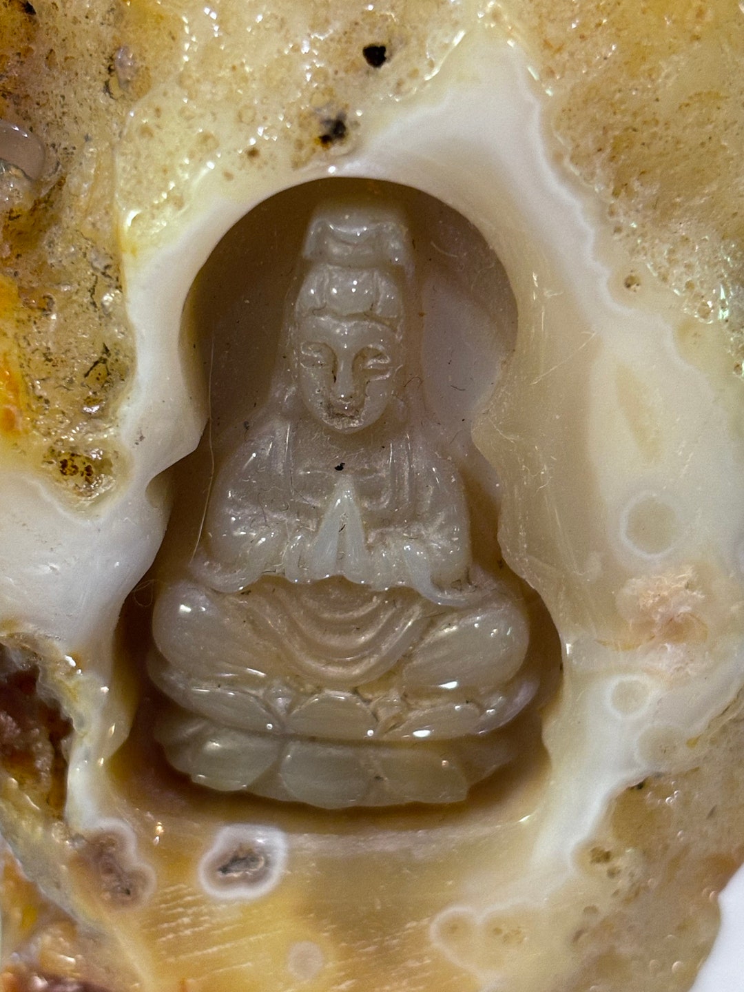 Natural Citrine Guanyin Statue, Gift for Her, Gift for Mom, Gift for ...