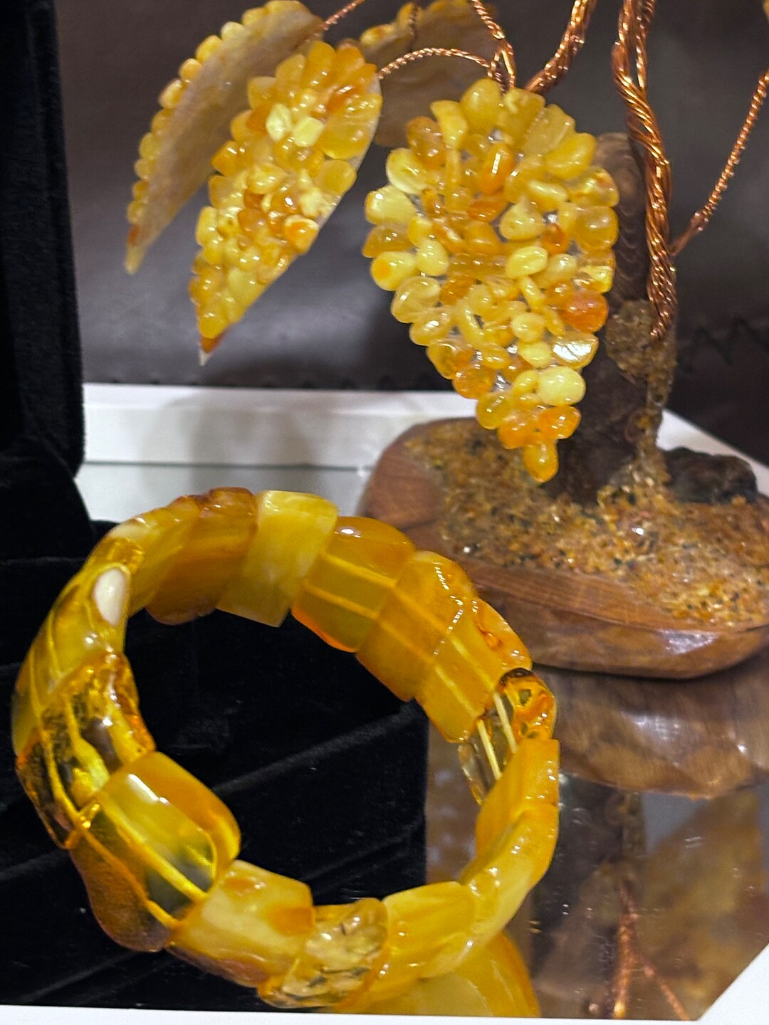 Natural Baltic Yellow Amber Bracelet. Gift for Her, Gift for Mom, Gift ...