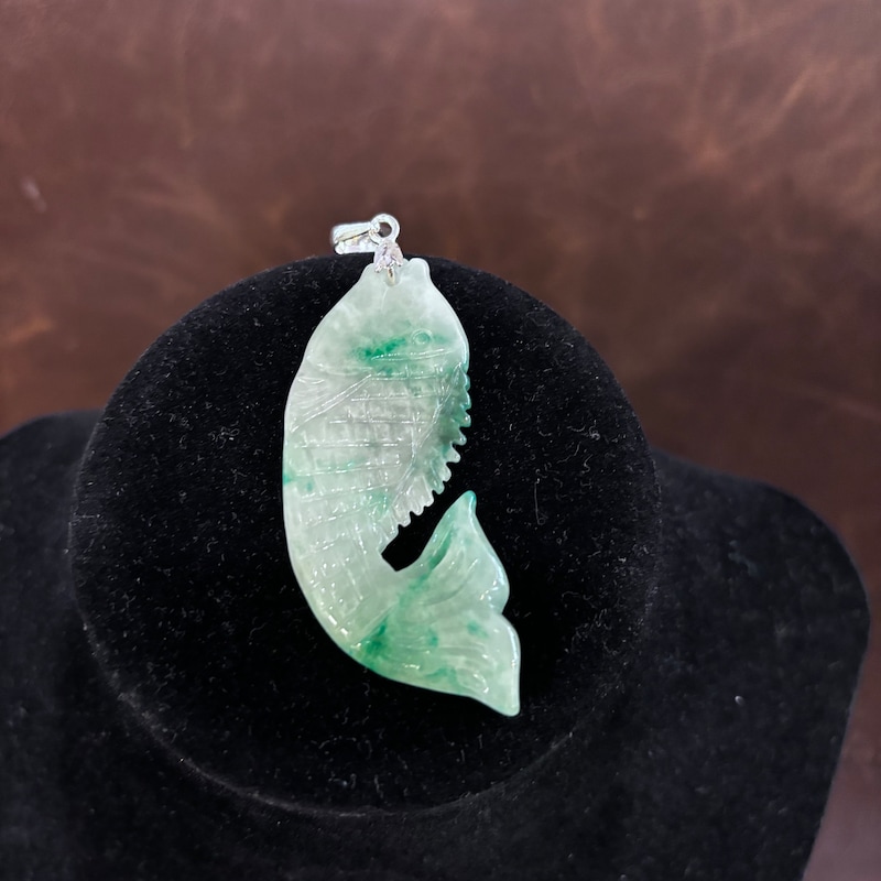 Fish Jade Pendant - Etsy