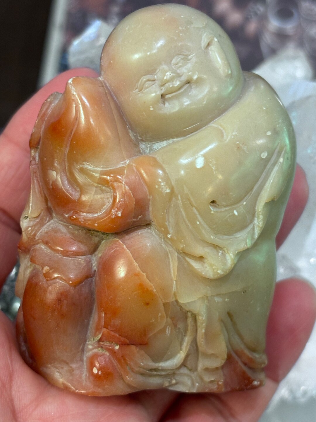 Little Monk Stone, Gift for Her, Gift for Mom,gift for Sister.positive ...
