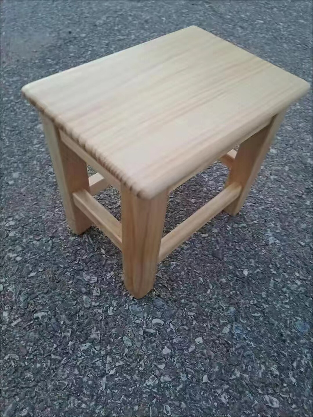 Small Wooden Stool: Solid Wood Bench for Home Use, Multi-functional ...