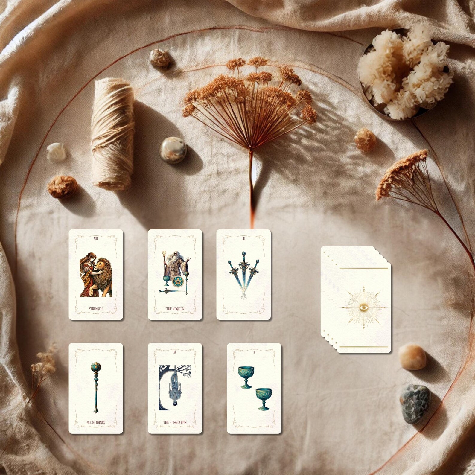Re-designed 78 Tarot Cards With Guidebook, Deck of 78 Cards, Future ...