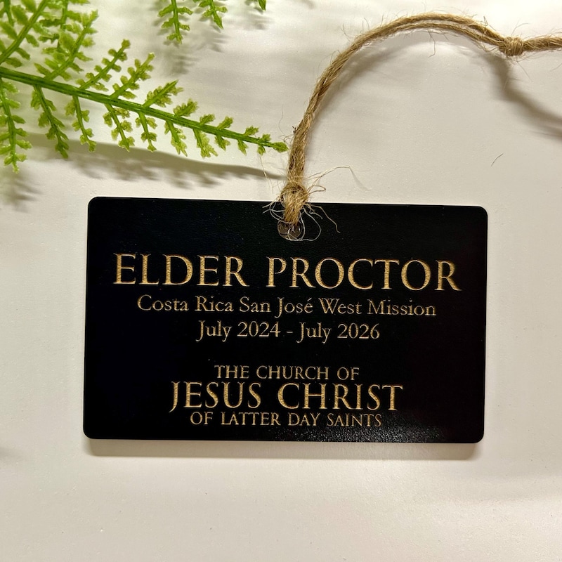 Missionary Tag - Etsy