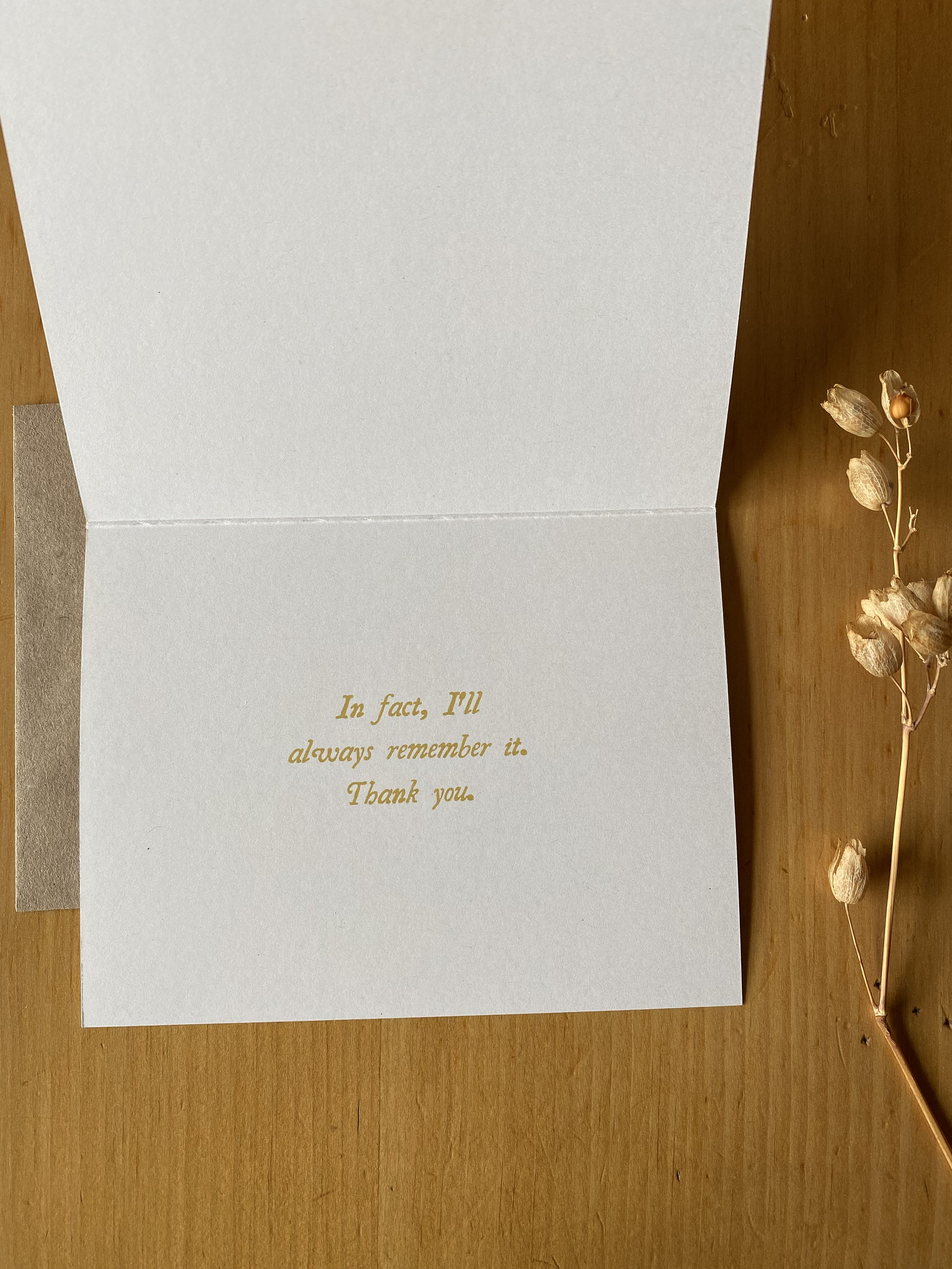 Sentimental Thank You Card Appreciation Card Thanks for Being There ...