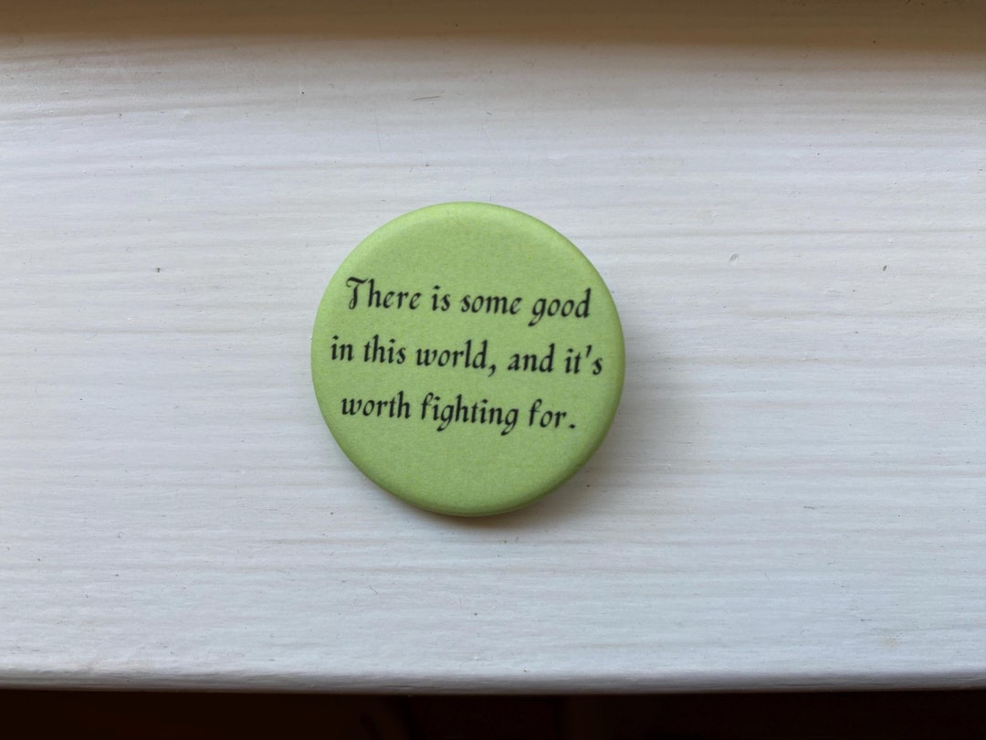 Soft Velvety Matte Activism Button Pin ~ 1.25 Inch Round, Meadow Green ...