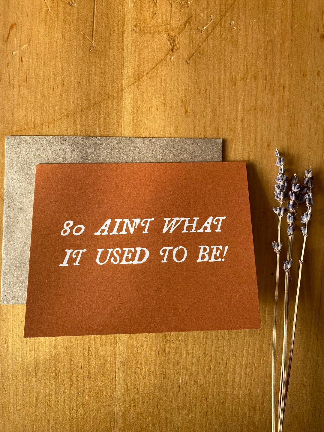 80th Birthday Card ~ Octogenarian Card ~ Funny Birthday Card for ...