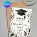 EDITABLE Graduation Invitation, Graduation Invitation Template ...