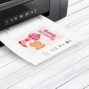 Howdy Birthday Card, Girly Printable Birthday Card, 31st Birthday ...