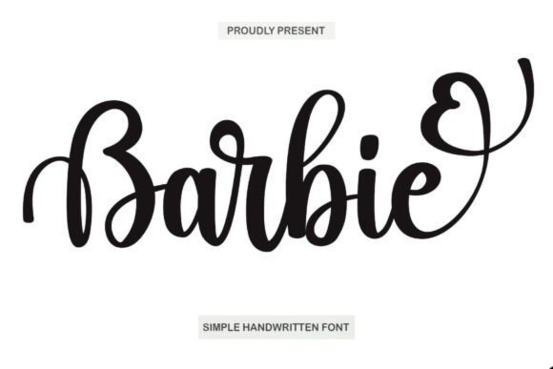 Barbie Font, Floral Decorative Font, Branding Font, Wedding Font, Swash ...