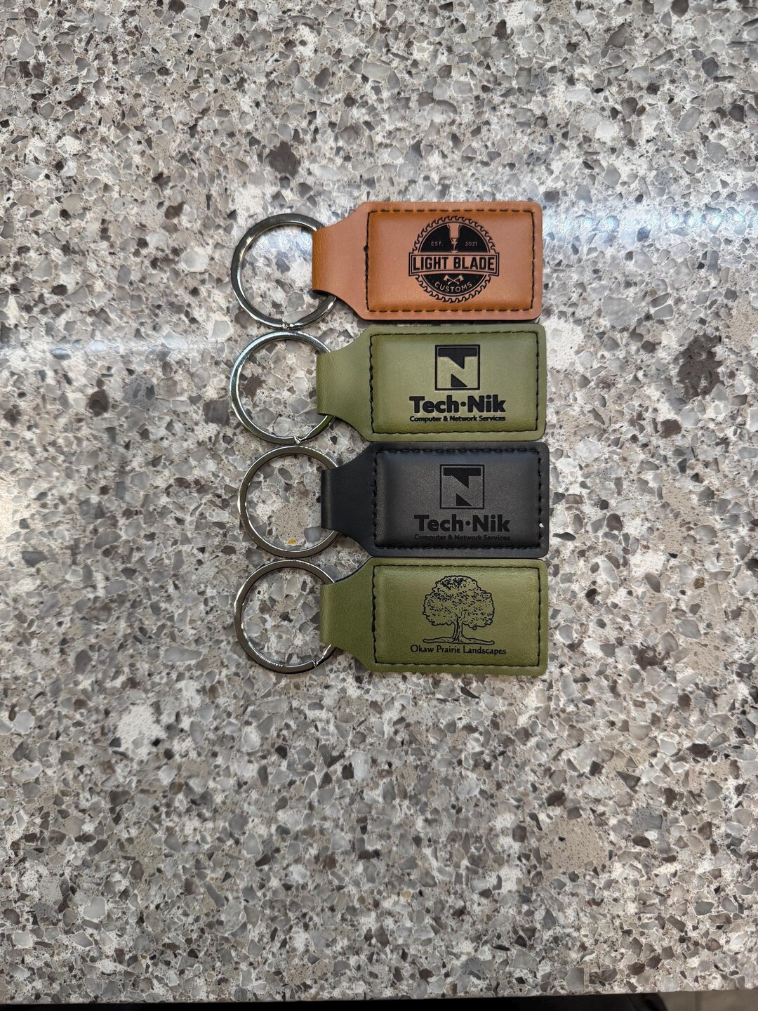 Engraved Leather Key Chain - Etsy