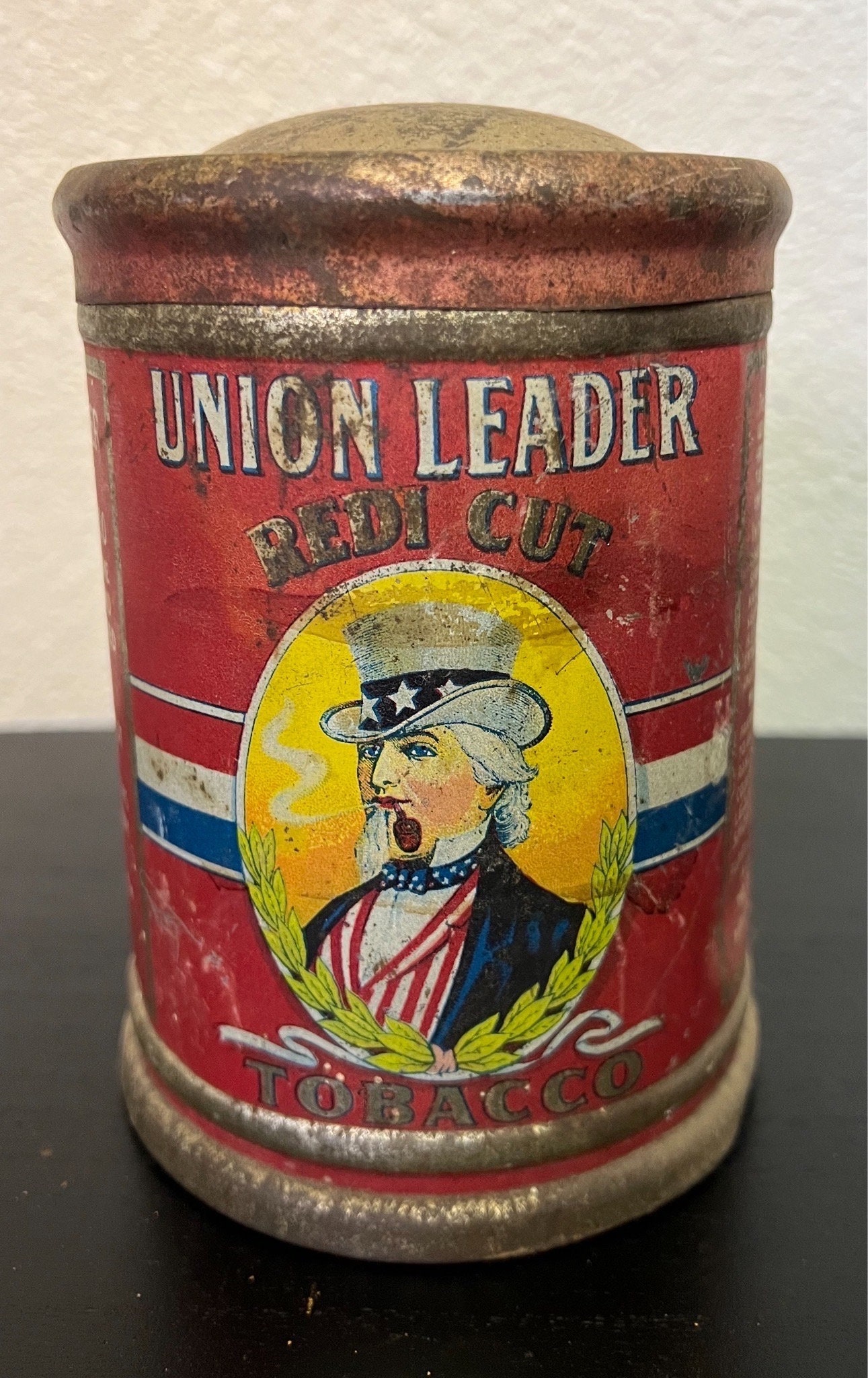 Vintage 1900s Union Leader Redi Cut Tobacco Tin - Etsy