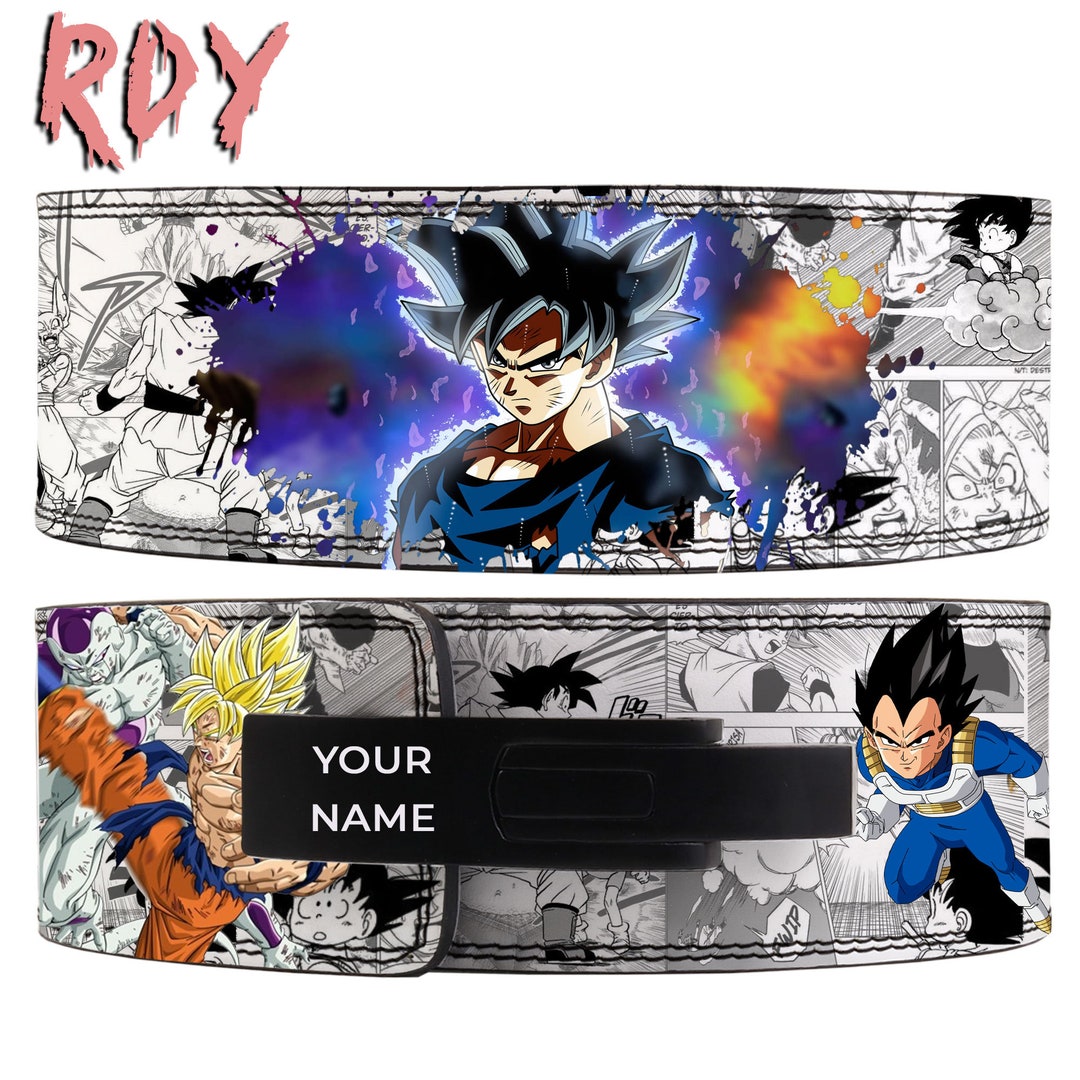 Goku Anime Powerlifting Lever Lifting Belt , Goku Ultra Instinct Lever ...