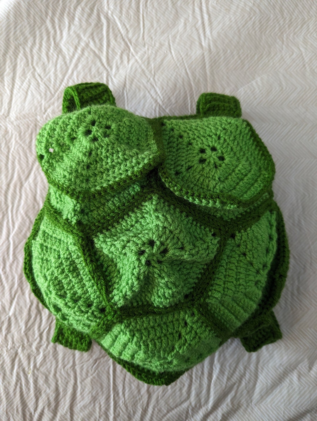 Turtle Shell Crochet Kids Backpack - Etsy