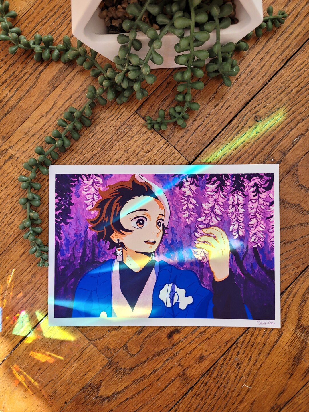 Print Tanjiro Kamado - Demon Slayer - Poster Illustration A5 - Etsy