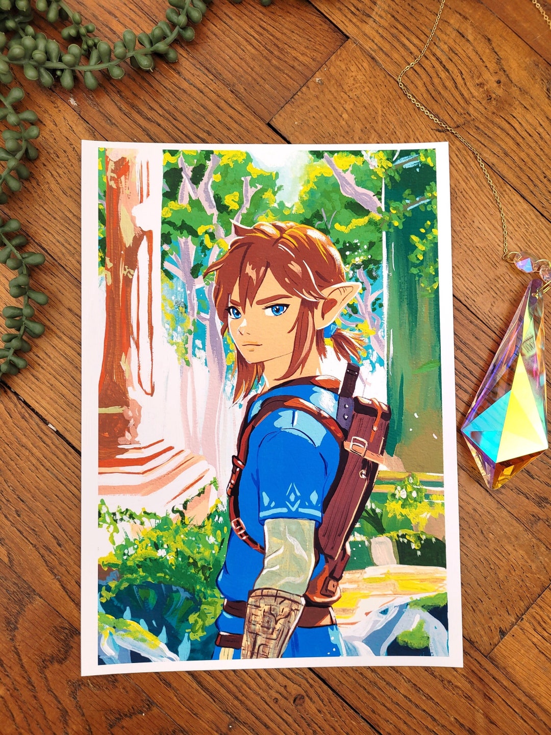 Print Link the Legend of Zelda - Poster Link - A4 - Etsy