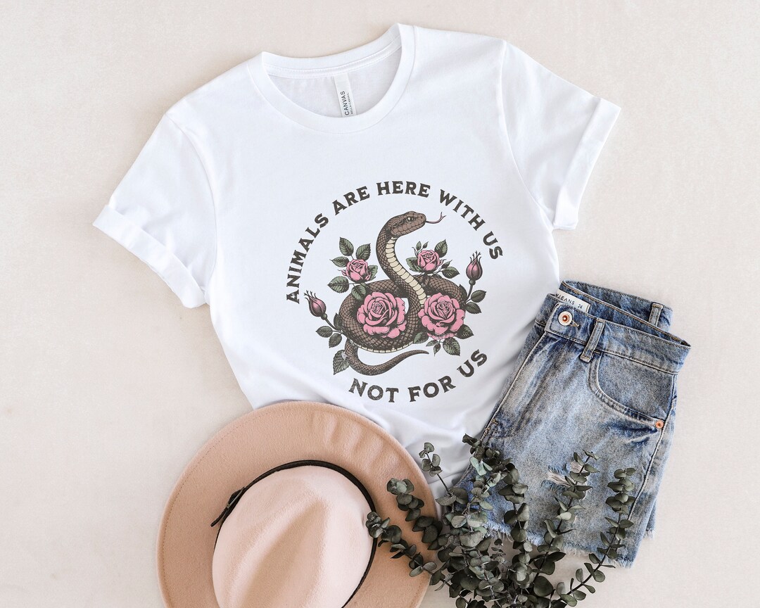 Animal Rights T-shirt for Nature Lover Gift for Animal Lover Gift Snake ...