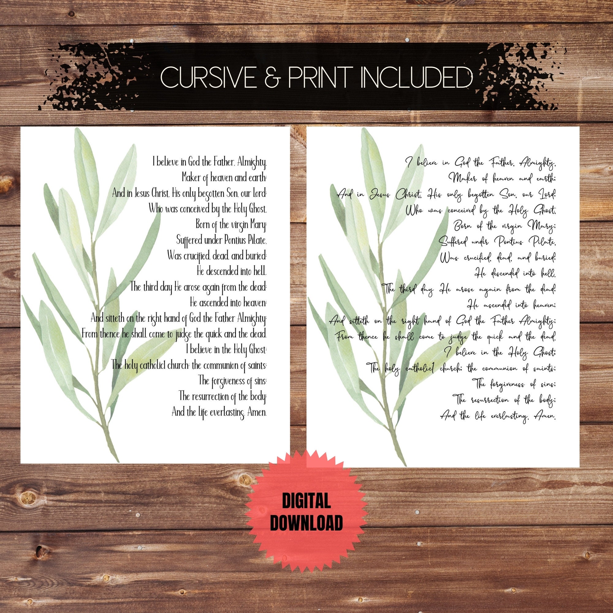 The Apostles Creed, Bible, Reformed Theology, Christian Art, Christian ...