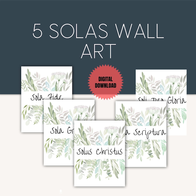 Five Solas, Christian Faith, Christian Art, Christian Home, Christian ...