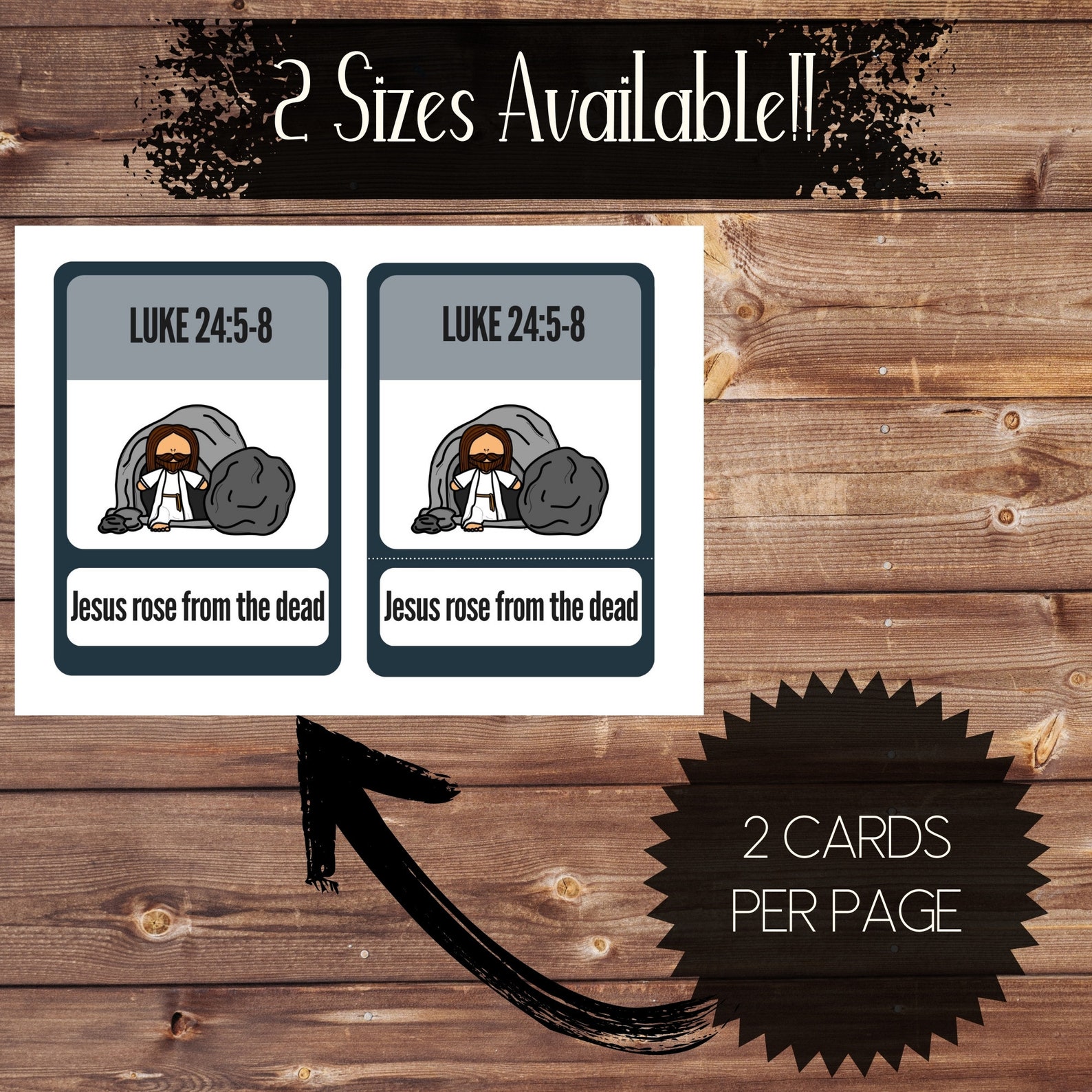 The Miracles of Jesus 3 Part Cards, Montessori 3 Part Cards, Bible ...